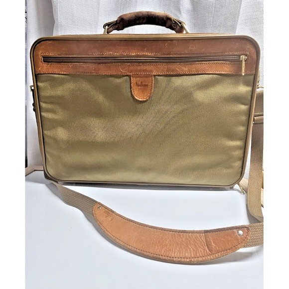 Bags | Vintage Hartmann Leather Tweed Footed Briefcase Wshoulder Strap ...